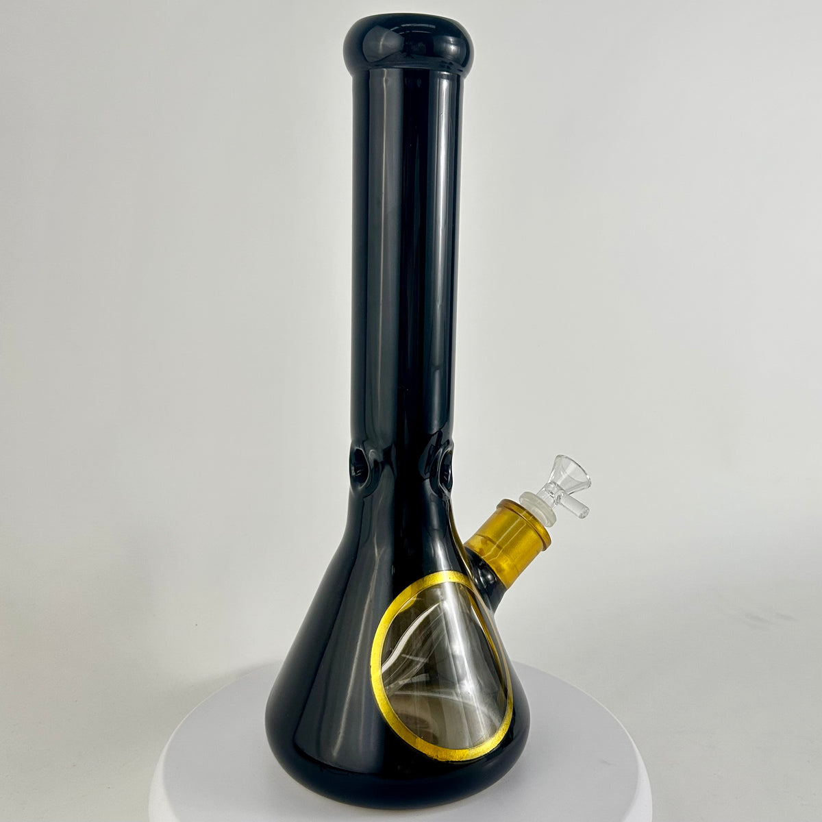 BONG SUPREME GLASS CON NEGRO/DORADO 14" – Hitters Shop