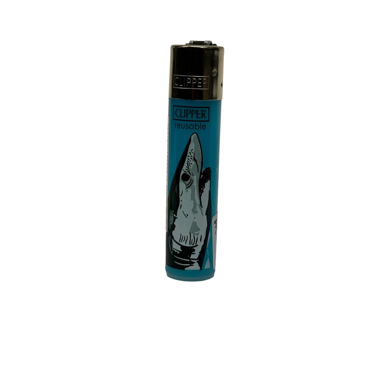 ENCENDEDOR CLIPPER REUSABLE SHARK HEADS – Hitters Shop