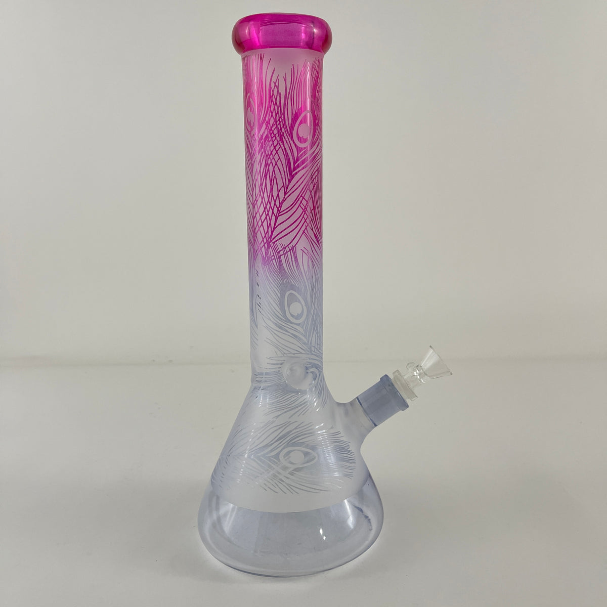 BONG BEAKER PAVO REAL ROSA 14" – Hitters Shop
